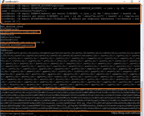 通过serviceaccount的secret访问kubernetes api server 利用service account链接api