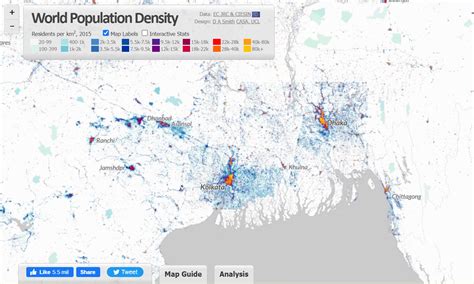 Population Density Of Bangladesh With Spatial Density - vrogue.co
