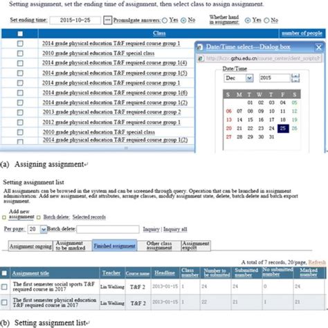 Settings Of Classification And Attribute Of Assignment Library