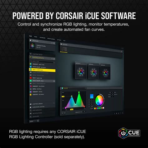 Corsair Sp120 Rgb Elite 120mm Rgb Led Fan With Airguide Single Pack Requires Corsair Hub