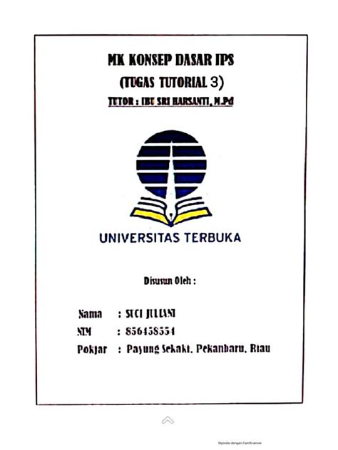 Tugas Tutorial Iii Pdf