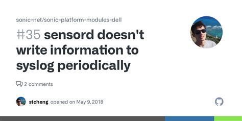 Sensord Doesn T Write Information To Syslog Periodically Issue Sonic Net Sonic Platform