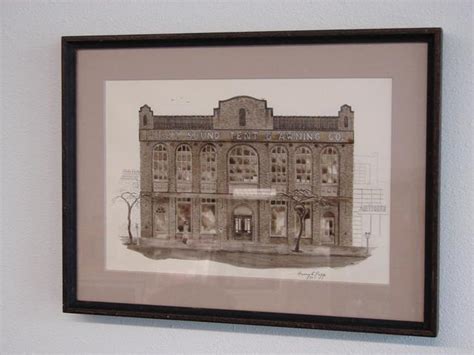 Henry C Popp Mixed Media Puget Sound Tent Building 115854690