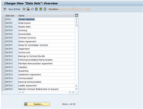 cacs csc0023 sap tcode csc control datasets transaction code