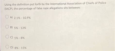 Solved Using The Definition Put Forth By The International