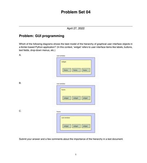 answered problem gui programming which of the… bartleby