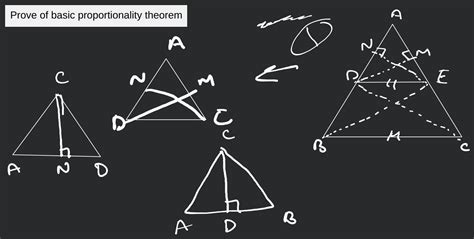 Prove Of Basic Proportionality Theorem Filo