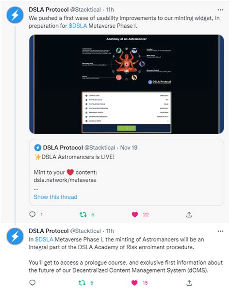 Dsla Protocol On Twitter In Dsla Metaverse Phase I The Minting Of Astromancers Will Be An