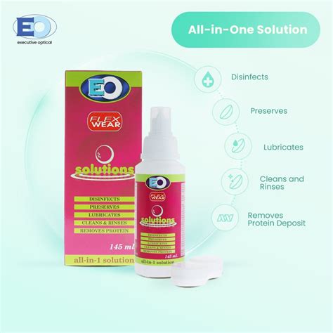 145ml Eo Flexwear Contact Lens Solution Shopee Philippines