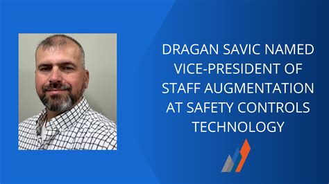 Dragan Savic Named Vice President Of Staff Augmentation At Safety Controls Technology