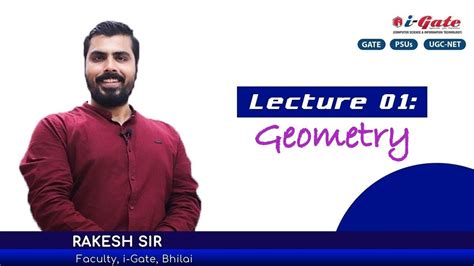 Lecture 01 Aptitude Geometry Rakesh Sir Igate Bhilai Youtube