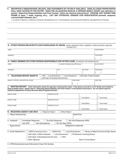 Form Soc341 Fill Out Sign Online And Download Fillable Pdf