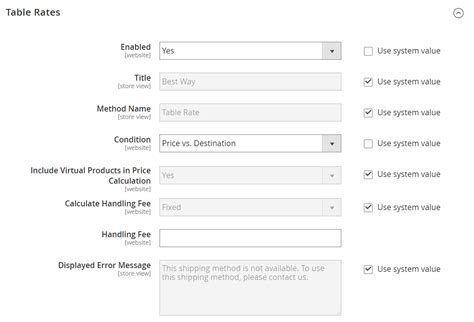 How To Config Multiple Table Rate Shipping In Magento 2 Firebear