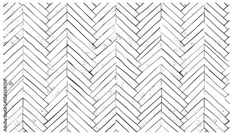 Seamless Pattern Drawing Herringbone Brick Vector Texture Cad Pattern Interior Background Line