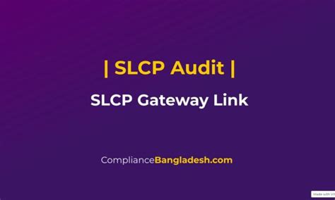 Slcp Audit Compliance Bangladesh