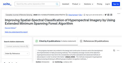 improving spatial spectral classification of hyperspectral imagery by