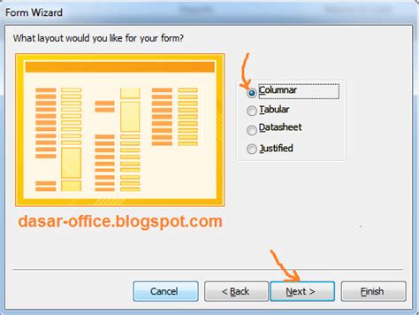 Tutorial Microsoft Access Cara Membuat Form Di Ms Access Dasar Office Belajar Microsoft
