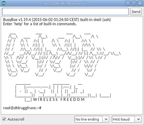 Getting Started With The Arduino Yún And Yún Mini Lininoos Arduino Documentation