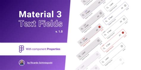 Material 3 Text Fields Figma