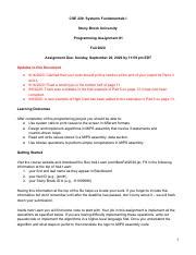 CSE 220 Homework Assignment 1 Google Docs Pdf CSE 220 Systems Fundamentals I Stony Brook