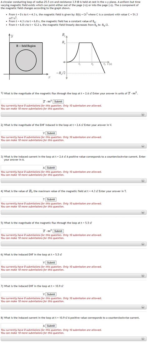 Solved A Circular Conducting Loop Of Radius Cm And Chegg
