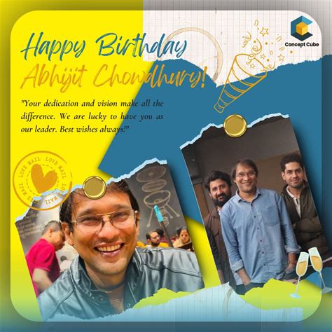 Concept Cube On Linkedin Wishing A Very Happy Birthday To Abhijit