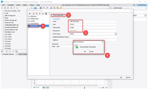 Mongodbデータ接続 Finereport Help Document