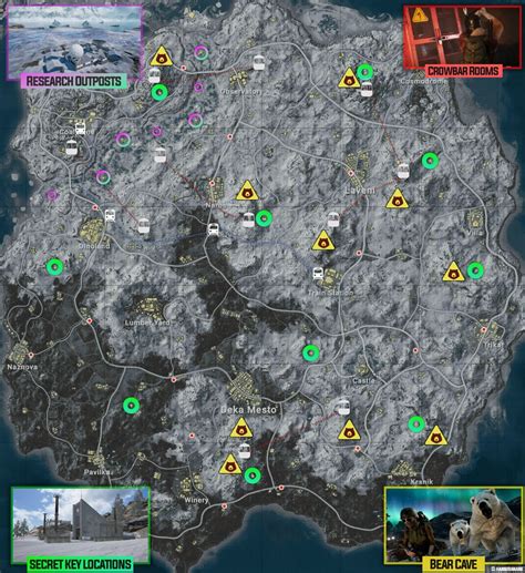 All Secret Locations In Pubg Key Card And Security Room 1v9