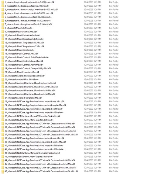 create maui workload offline installer stack overflow