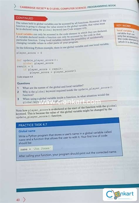 Buy Computer Science Python Book In Excellent Condition At