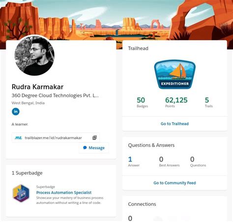 Rudra Karmakar On Linkedin Salesforce Trailhead Trailblazer Trailblazercommunity…