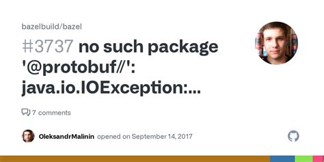 No Such Package Protobuf Ioexception Error Downloading
