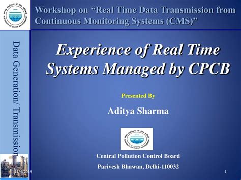 Ppt Real Time Data Transmission Workshop Experience By Cpcb