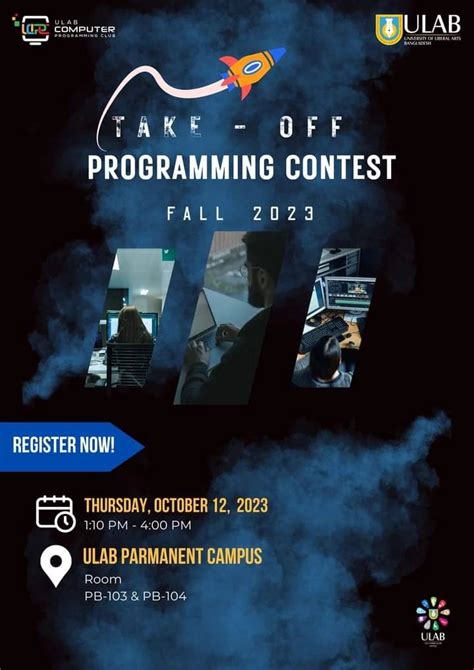 ULAB Computer Programming Club on LinkedIn: We are thrilled to announce that the 'Take-off ...