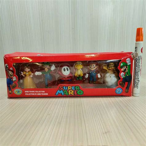 Jual Mainan Action Figure Super Mario Box Set Daisy Lakitu Mario Lakitu