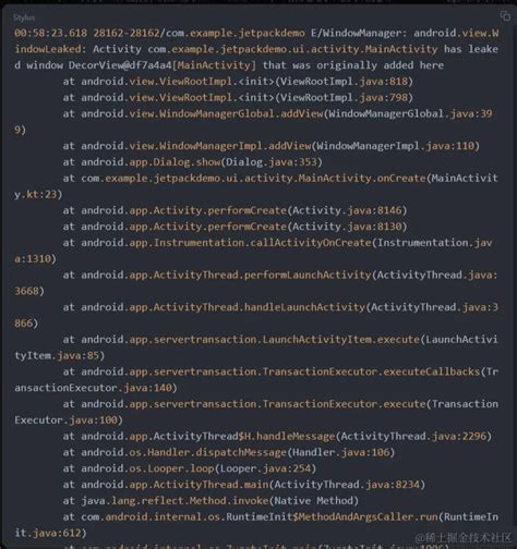 使用lifecycle解决dialog内存泄漏问题来自《android Jetpack开发：原理解析与应用实战》的片段， 掘金