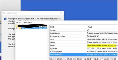How To Disable Java Portable Security Warning Once For All Stack