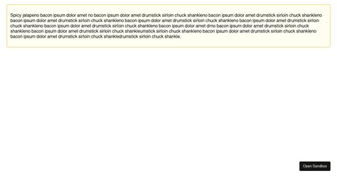 use clamp text example forked codesandbox