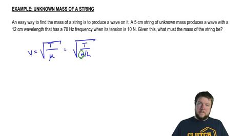 wave motion derivation for velocity of transverse wave on sting