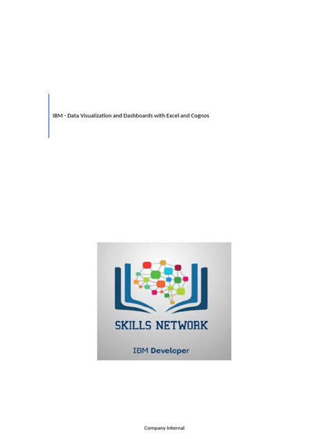 Ibm Data Visualization And Dashboards With Excel And Cognos Pdf Microsoft Excel Chart