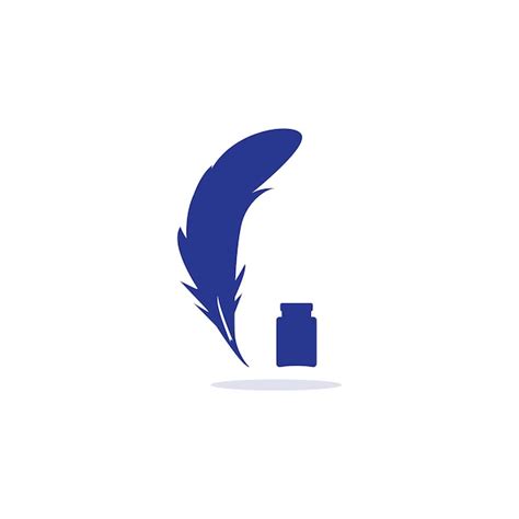 Premium Vector Feather Logo