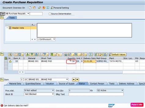How To Create Purchase Requisition Pr Sap S 4 Hana Manage Adora