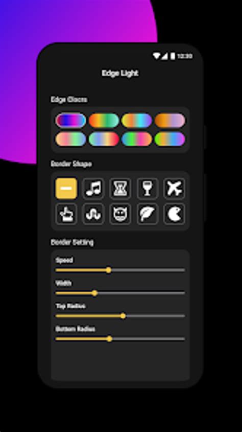 colorful border lights per android download