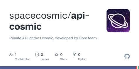 Github Spacecosmicapi Cosmic Private Api Of The Cosmic Developed