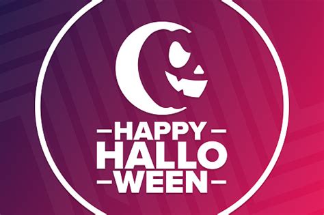 즐거운 할로윈 보내세요 휴일 개념 배경 배너 카드 텍스트 비문이있는 포스터용 템플릿 벡터 Eps10 그림입니다 10월에 대한 스톡 벡터 아트 및 기타 이미지 Istock