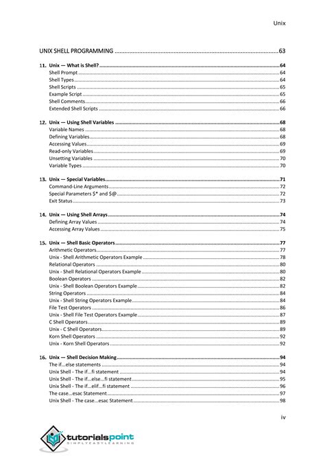 Unix Tutorial Pdf Operating Systems Computer Software And