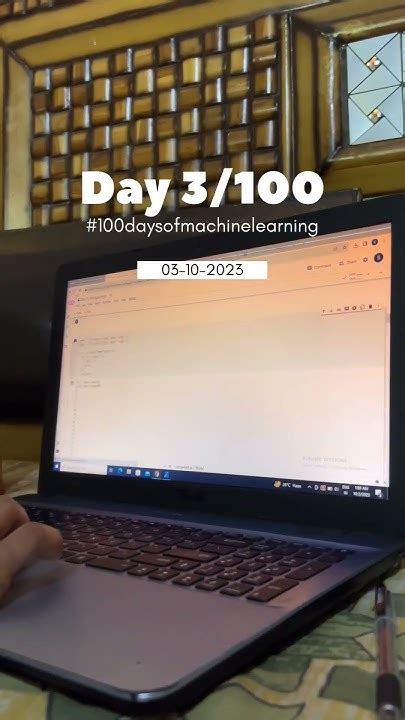 day 3 100 of 100 days of machine learning 100daysofmachinelearning shorts youtube