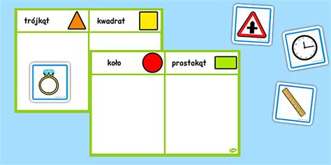 Black And White 2d Shape Sorting Activity Polish Twinkl