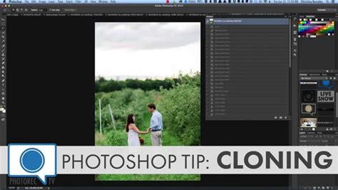 Photoshop Tip Cloning Out Distracting Objects Youtube