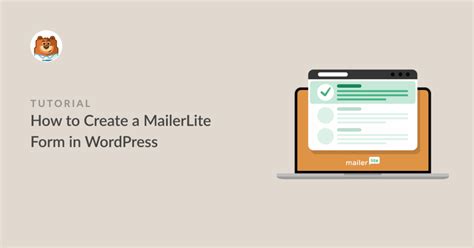 how to create a mailerlite contact form in wordpress [5 steps]